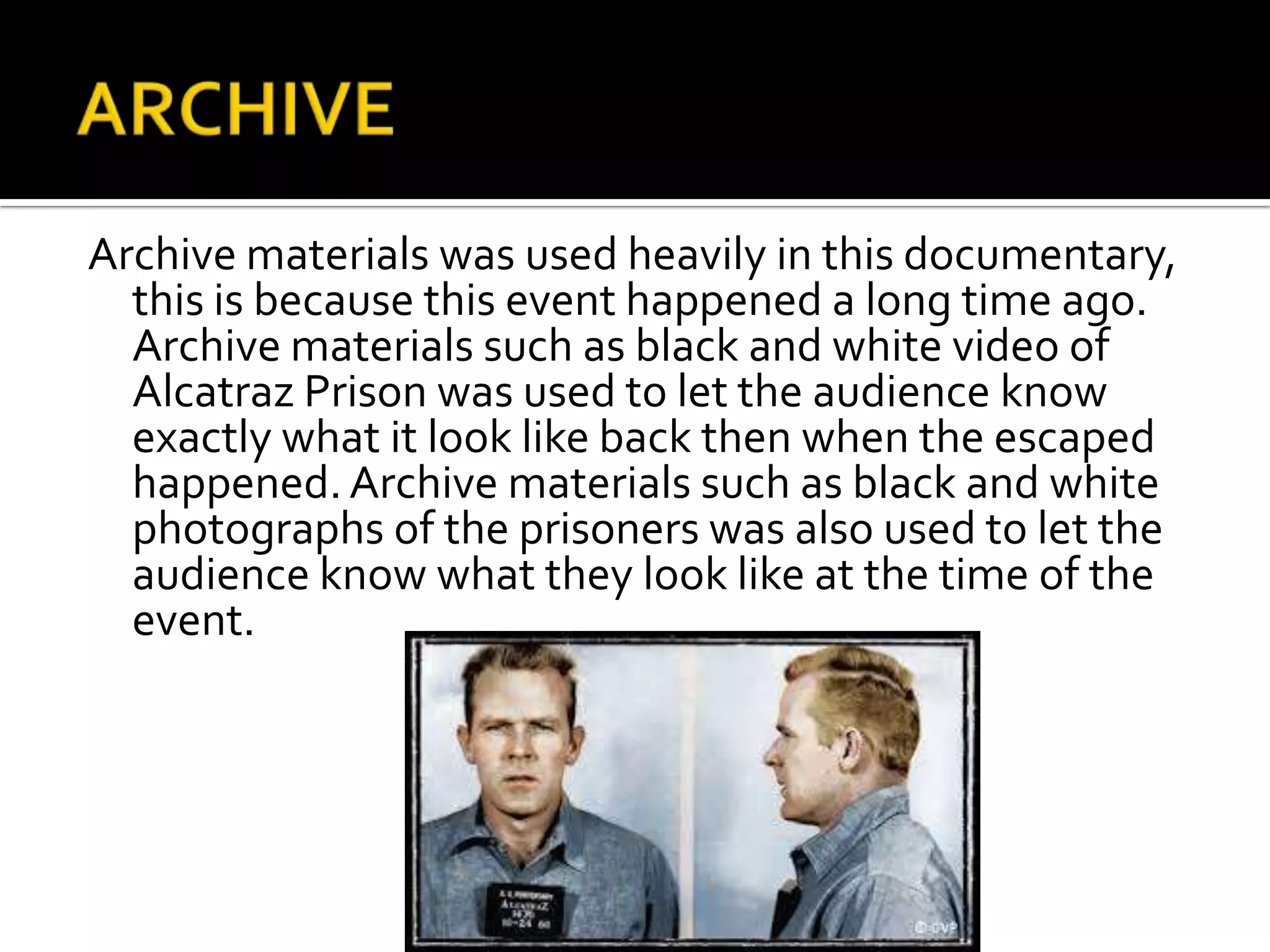 Escape – breakout from alcatraz | PPTX