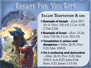 Escape For Your Life | PPT