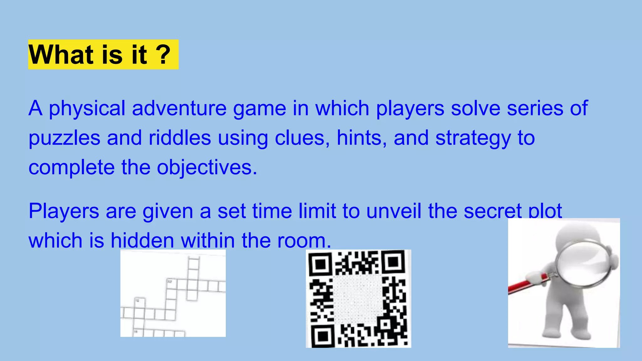 Escape game | PPT