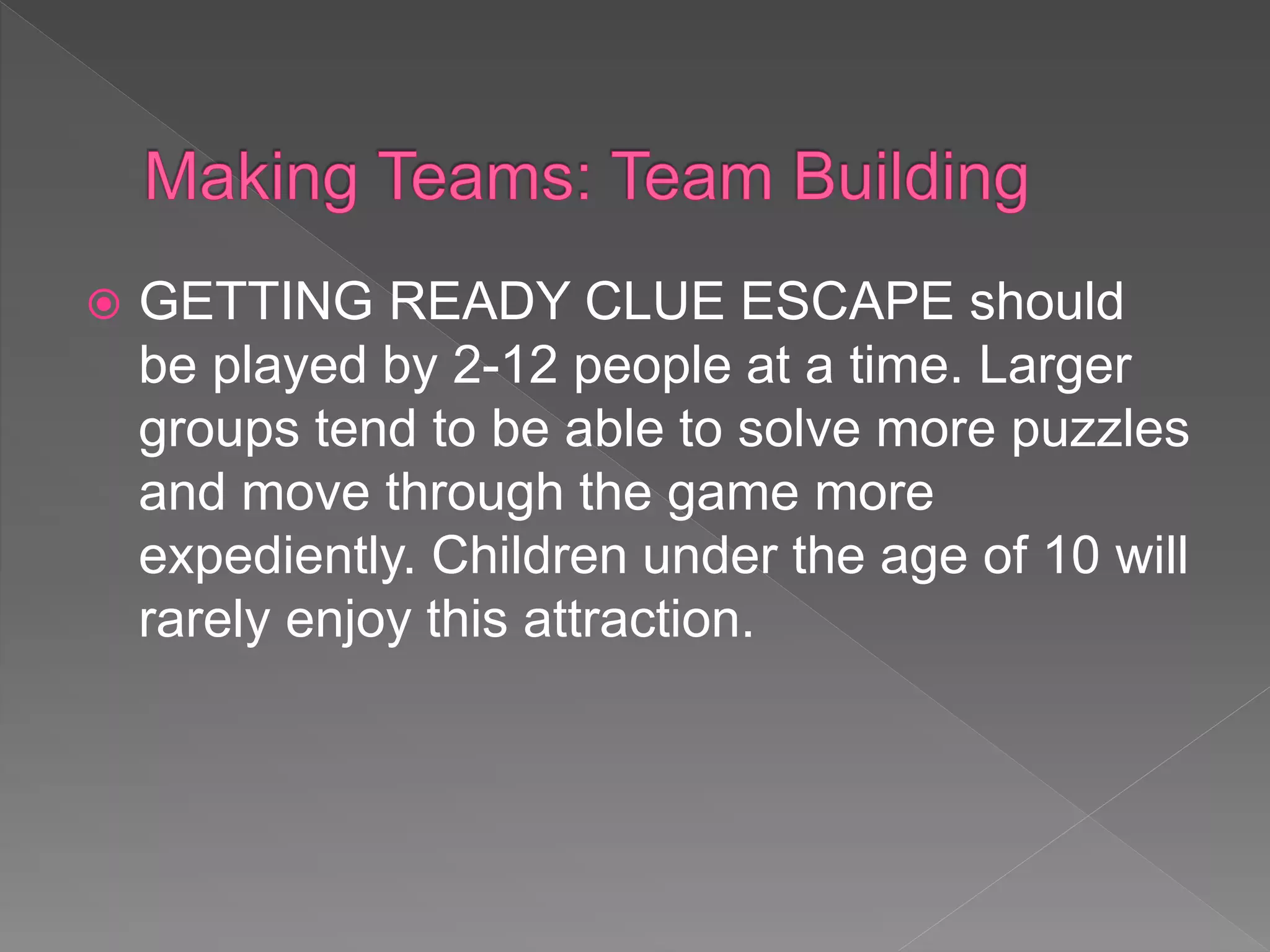 Escape room | PPT