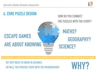Escape Room Design Analysis | PDF