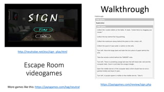 Escape Room ELT | PPTX