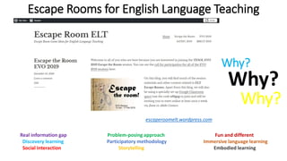 Escape the Classroom! | PPTX