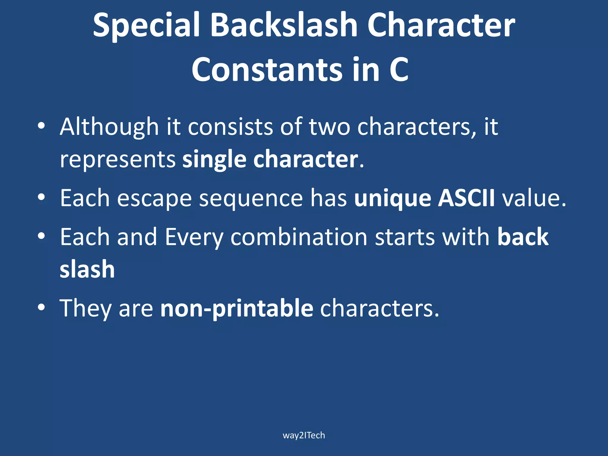 Escape sequences | PDF