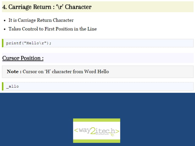Escape sequences | PDF | Programming Languages | Computing