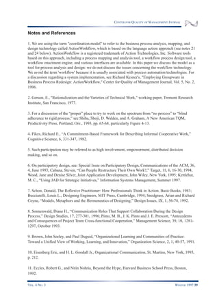 Escaping from the Box: Using a new process model to support ...