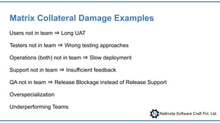 Agile Network India | Escaping the Matrix | Christian Hujer | PPT