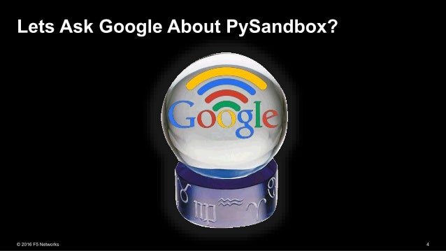 Escaping The Python Sandbox 