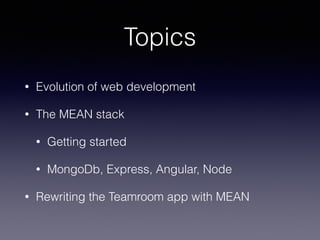 Escaping the yellow bubble - rewriting Domino using MongoDb and Angular | PPT