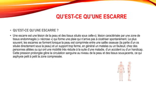 Escarres et ulcères chroniques de la peau.pptx