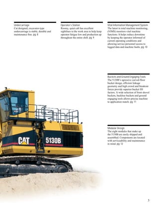 Escavadeira cat 5130b | PDF