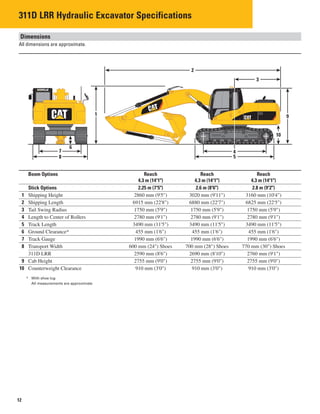 Escavadeira hidraulica cat 311 cat 2008 | PDF