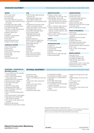 Escavadeira hidraulica hitachi 225 usr | PDF