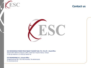 Esc company presentation 2017. | PPT