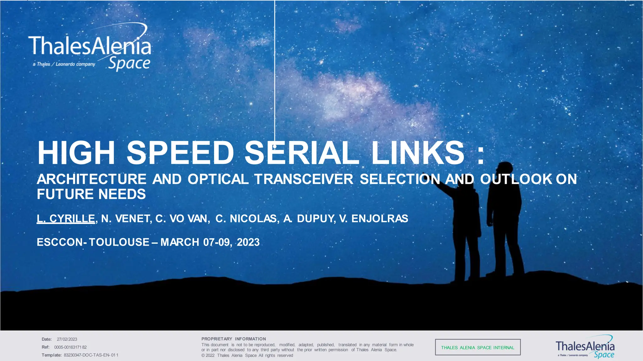 HIGH SPEED SERIAL LINKS : ARCHITECTURE AND OPTICAL TRANSCEIVER ...