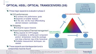 HIGH SPEED SERIAL LINKS : ARCHITECTURE AND OPTICAL TRANSCEIVER ...