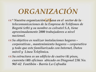 Escenario de colvatel(etb) | PPTX
