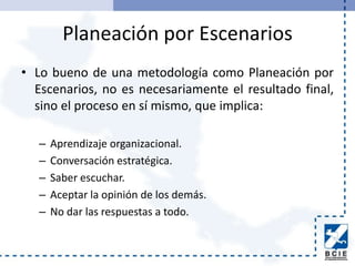 Escenarios: Una herramienta para la planificación estratégica de ...
