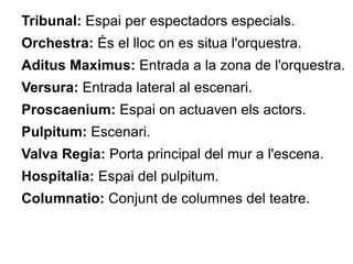 TEATRE ROMÀ | PPT