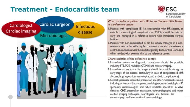 Esc guidelines endocarditis by prof deldago | PPTX | Heart and ...