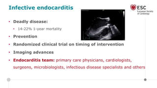 Esc guidelines endocarditis by prof deldago | PPTX | Heart and ...