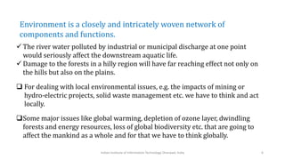 ENVIRONMENTAL STUDIES: Chapter 1: Introduction | PDF