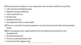 ENVIRONMENTAL STUDIES: Chapter 1: Introduction | PDF