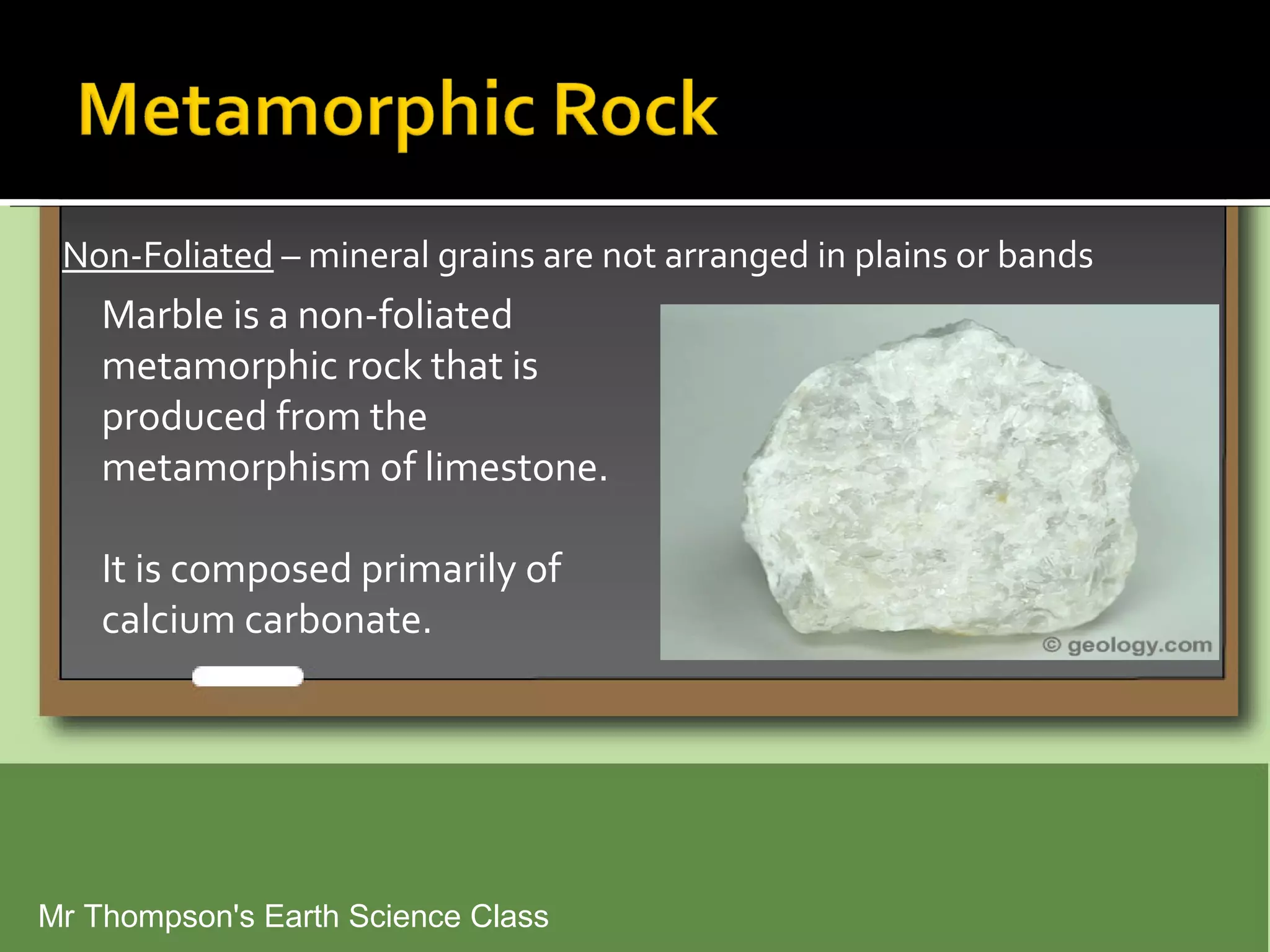 Earth Science Types of Rocks | PPT