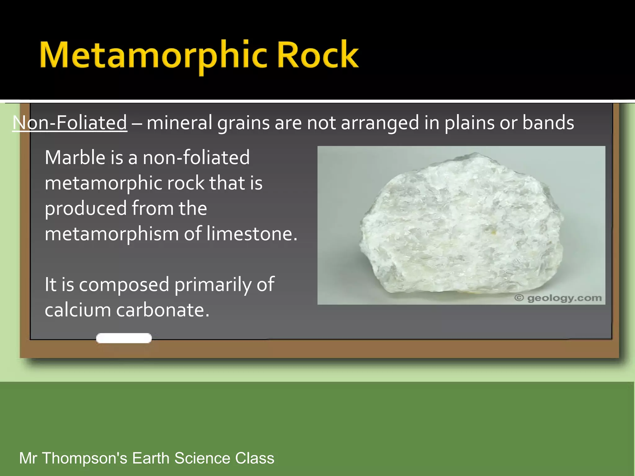 Earth Science Types of Rocks | PPT