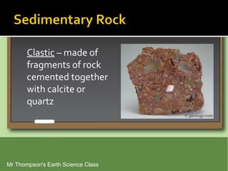 Earth Science Types of Rocks | PPT