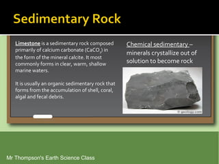 Earth Science Types of Rocks | PPT