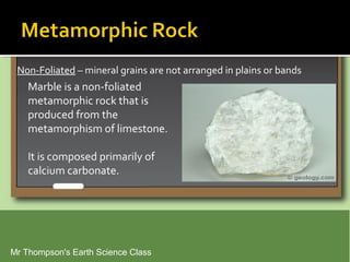 Earth Science Types of Rocks | PPT