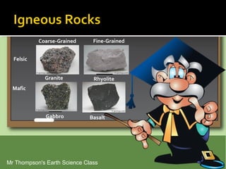 Earth Science Types of Rocks | PPT