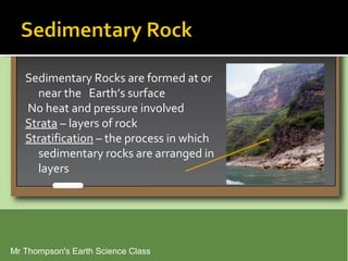 Earth Science Types of Rocks | PPT