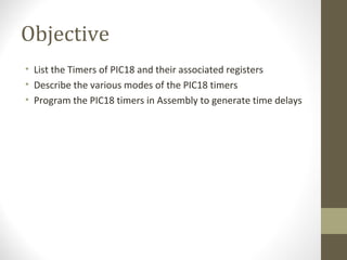 PIC timer programming | PPT