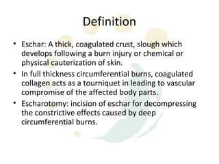 Escharotomy | PPT