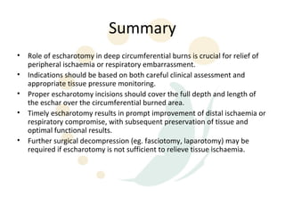 Escharotomy | PPT