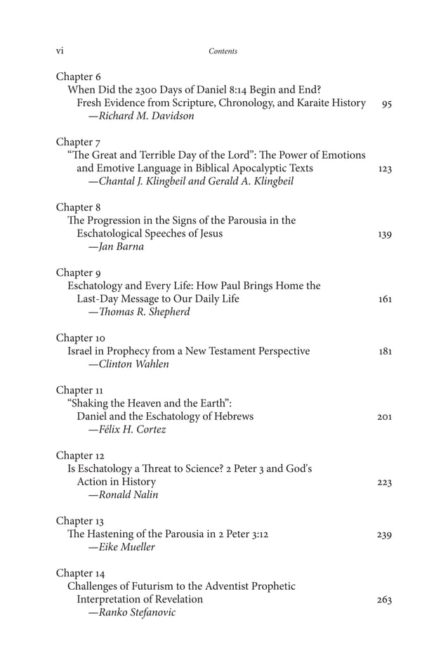 Eschatology From An Adventist Perspective.pdf | Christianity | Religion ...