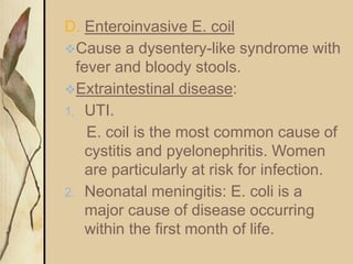 Escherichia coli | PPTX
