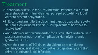 Escherichia coli | PPTX