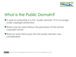 eSchool4s: presentation on copyright, creative commons, public domain ...