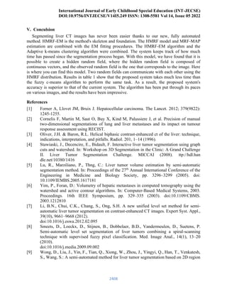 Enhancing Segmentation Approaches from Super Pixel Division Algorithm to Hidden Markov Random ...