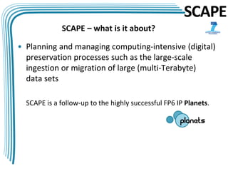 SCAPE - Building Digital Preservation Infrastructure | PDF