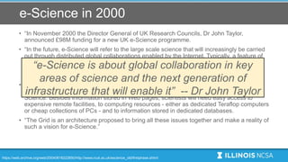What is eScience, and where does it go from here? | PPT