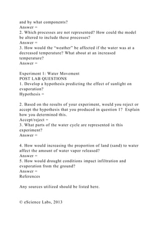 © eScience Labs, 2013 Lab 5 – Weather and Climate Change.docx