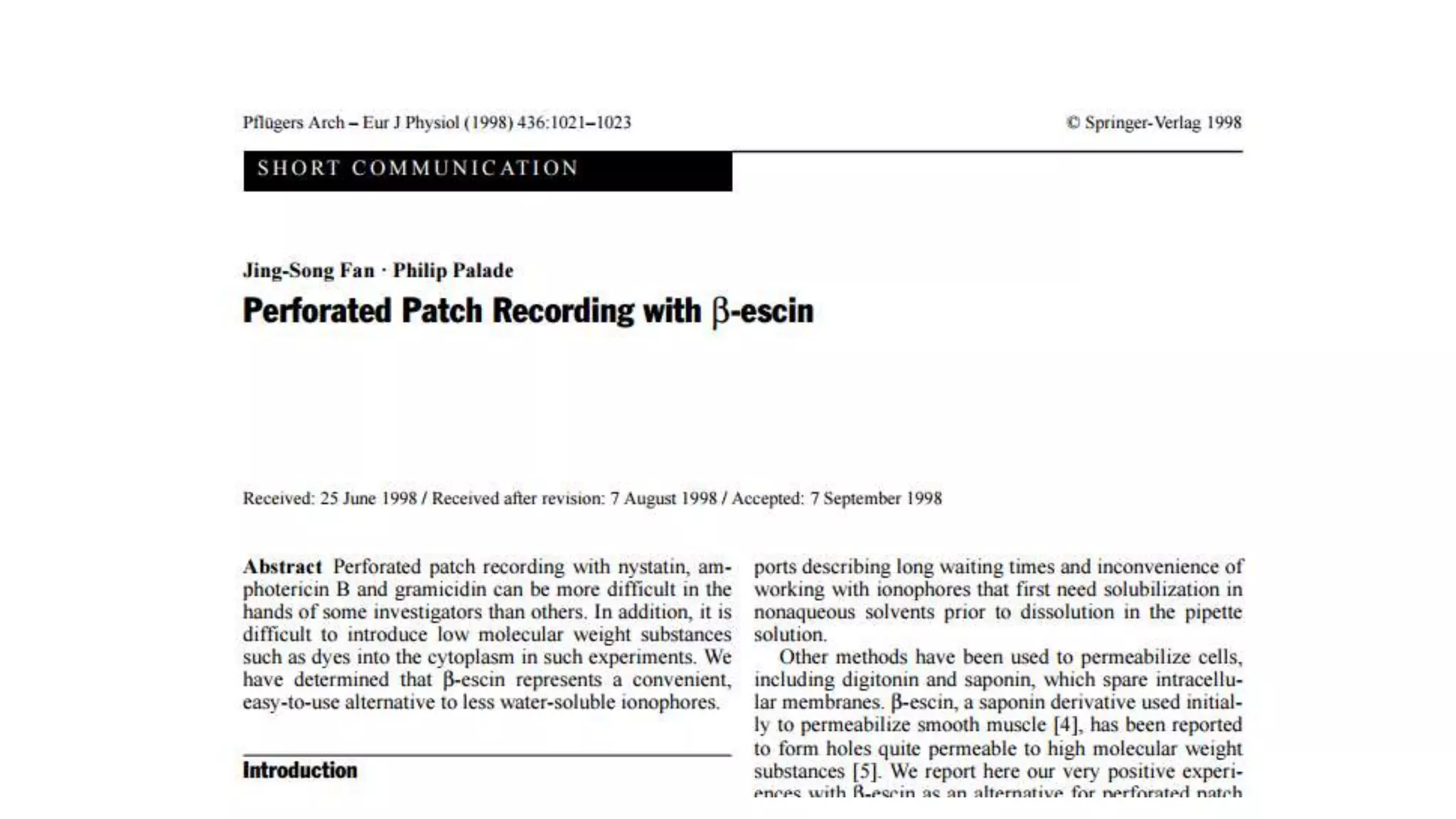 My beta-escin paper | PPTX