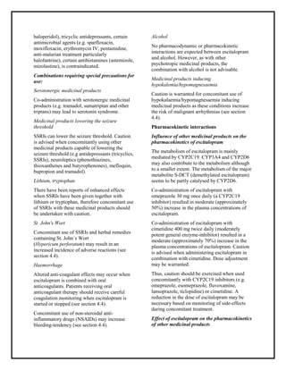Escitalopram 10 mg film coated tablets smpc- taj pharmaceuticals | PDF ...