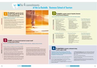 Esc la rochelle new brochure | PDF | Business Travel | Travel Type