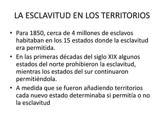 Esclavitud en Estados Unidos | PPTX