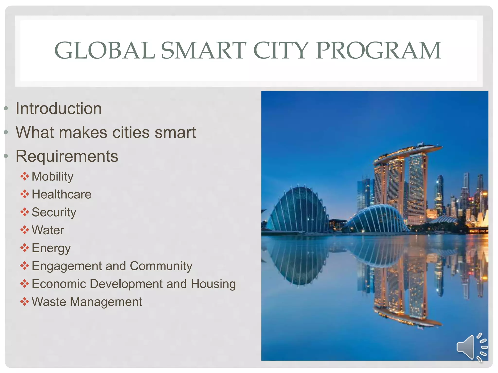 Global Smart City Program | PPT